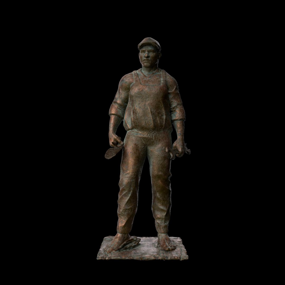 Statue Worker 3D Model