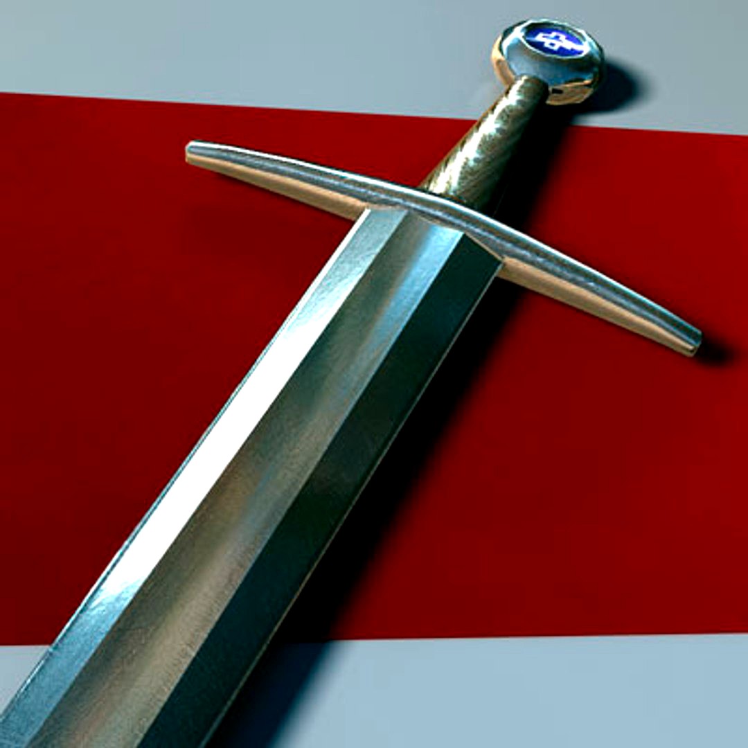 Low Poly Medieval Sword 3d model