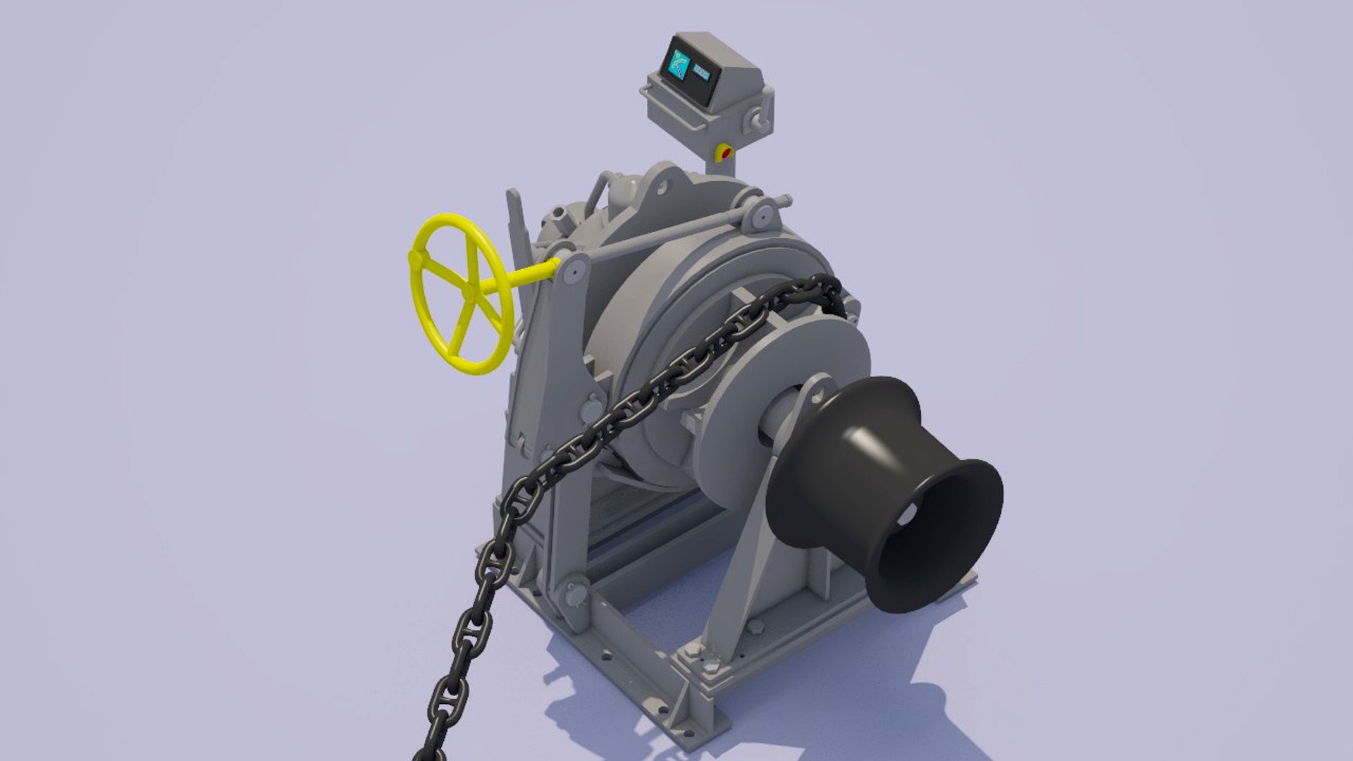 Anchor Windlass 3d model