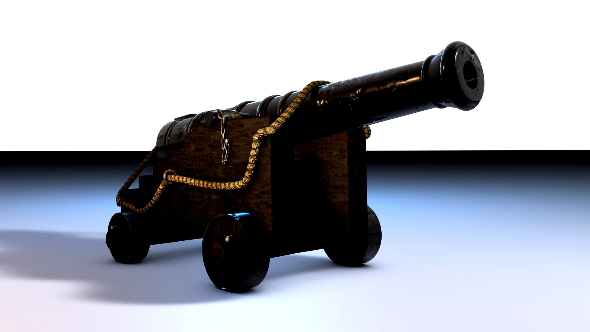 Ship Cannon 3d model