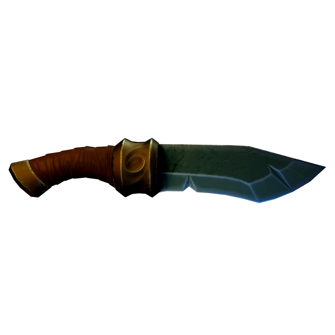Stylized Fantasy Knife 3d model