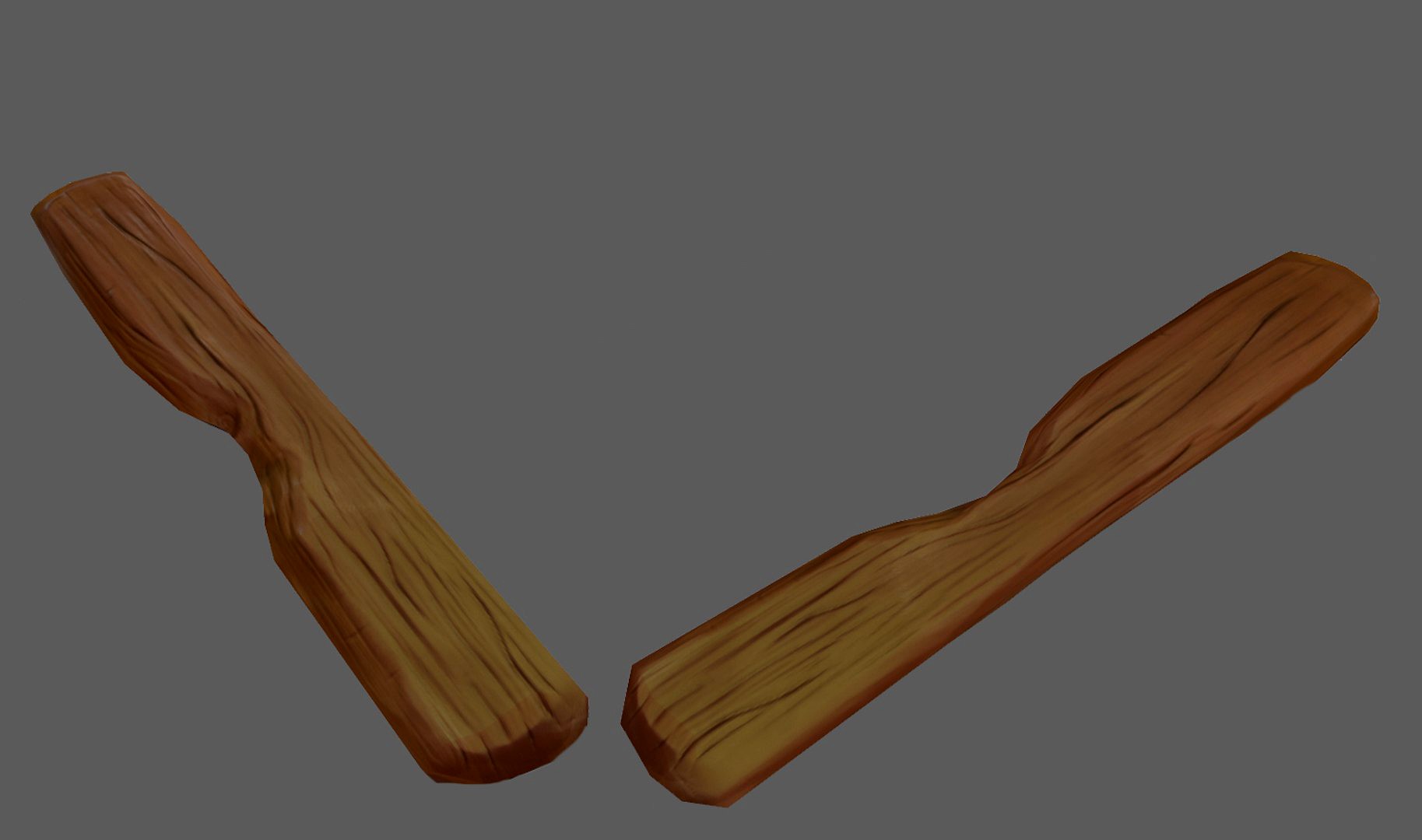 Stylized Wood Plank 3d model