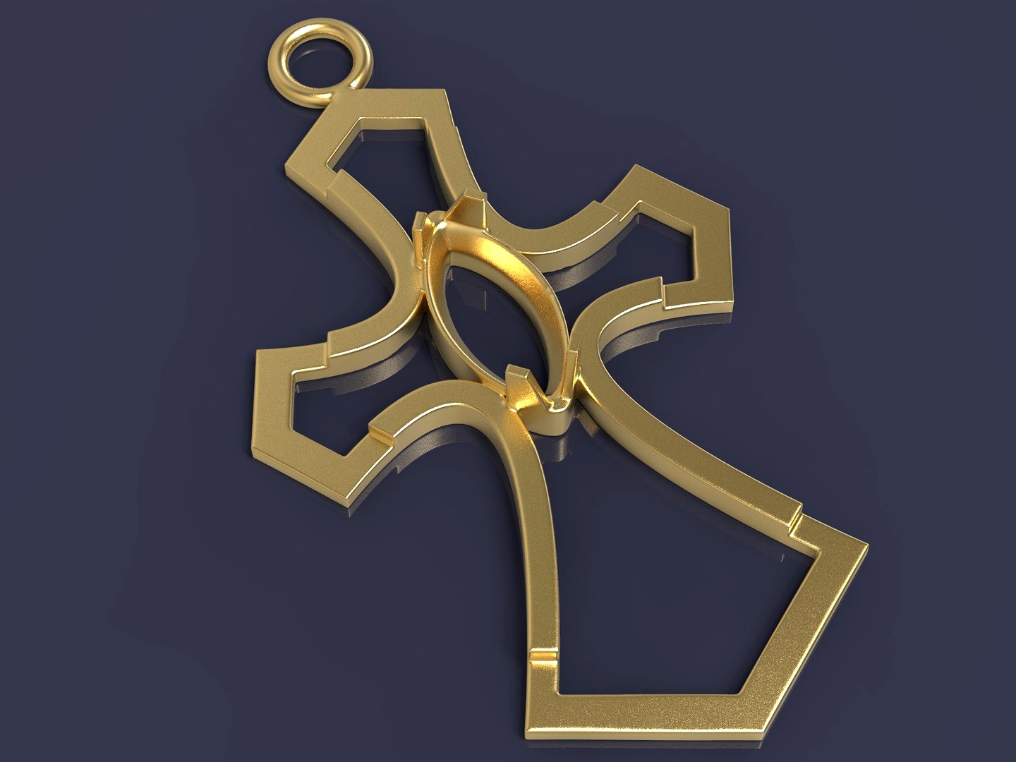 Cross Pendant 3d printable model 3D print model