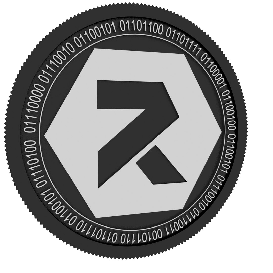 RefToken black coin 3d model
