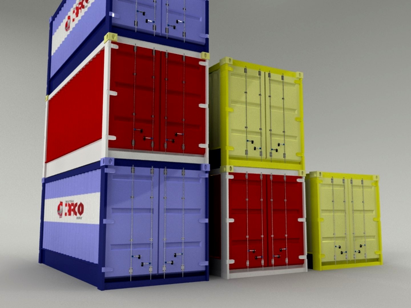 cargo container 3d model
