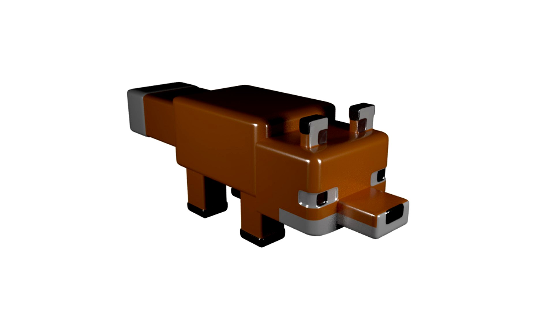 Minecraft Fox 3d model