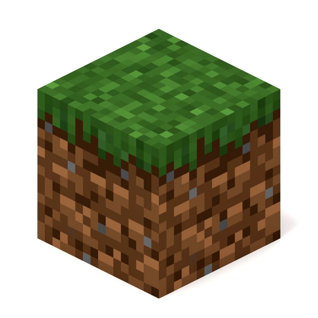 Minecraft Grass Block 3d model
