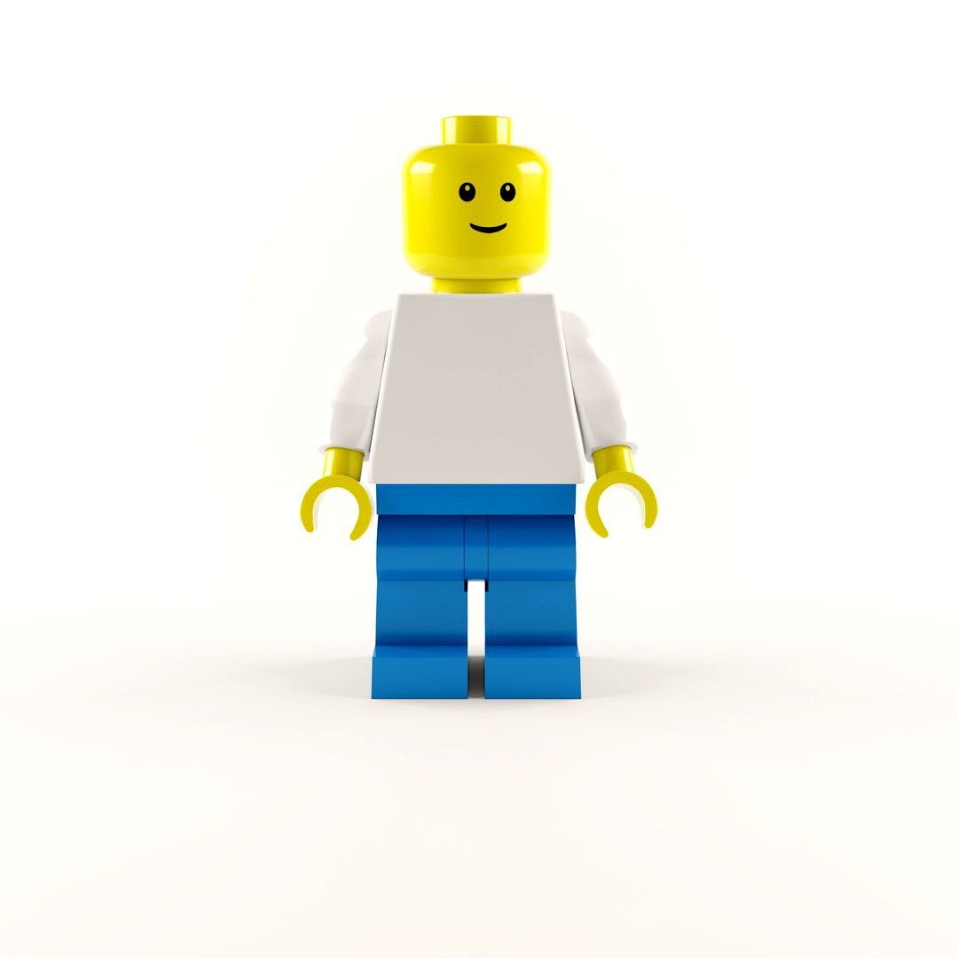 Lego Man Figure 3d model