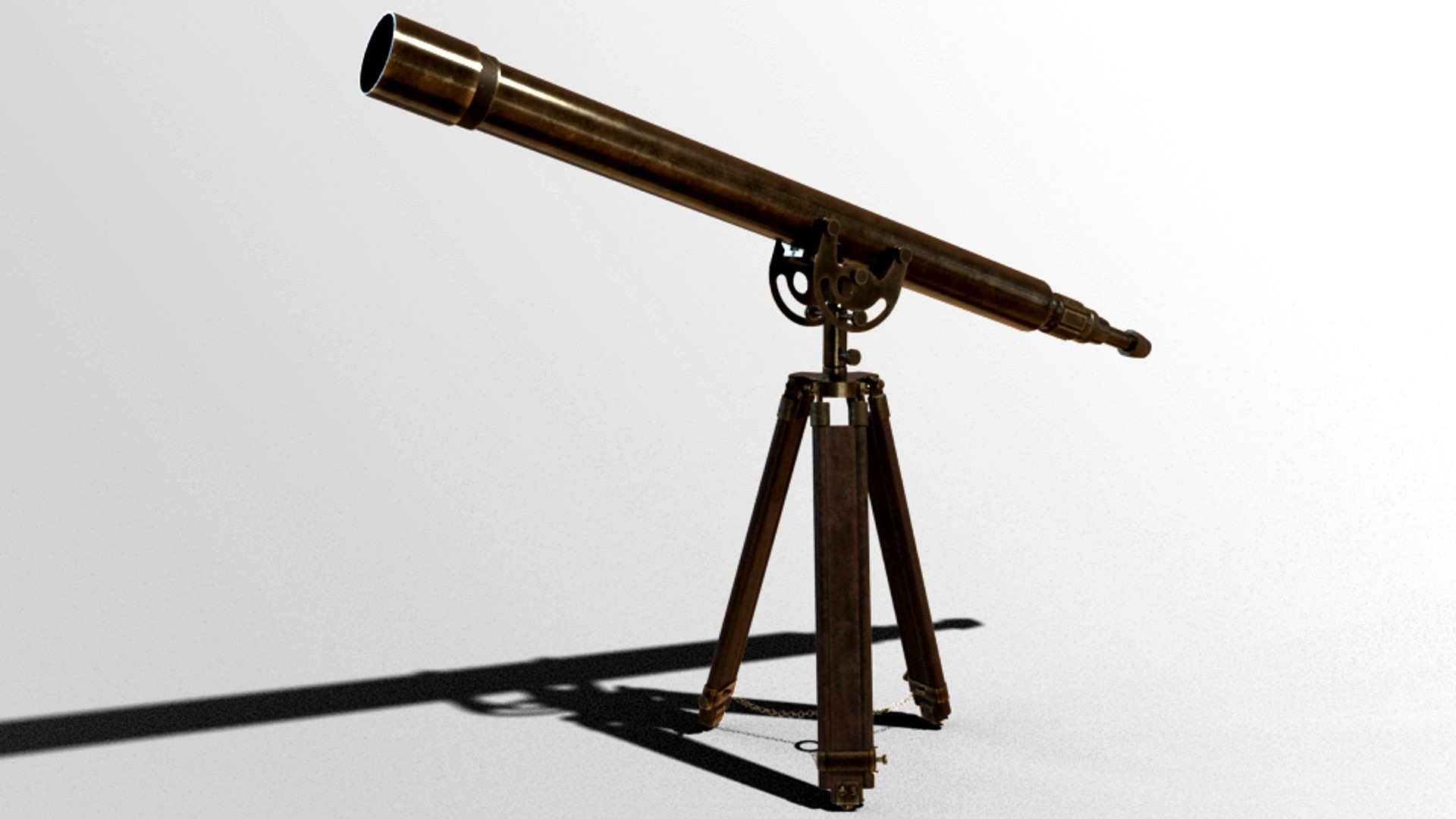 Antique Telescope 3d model