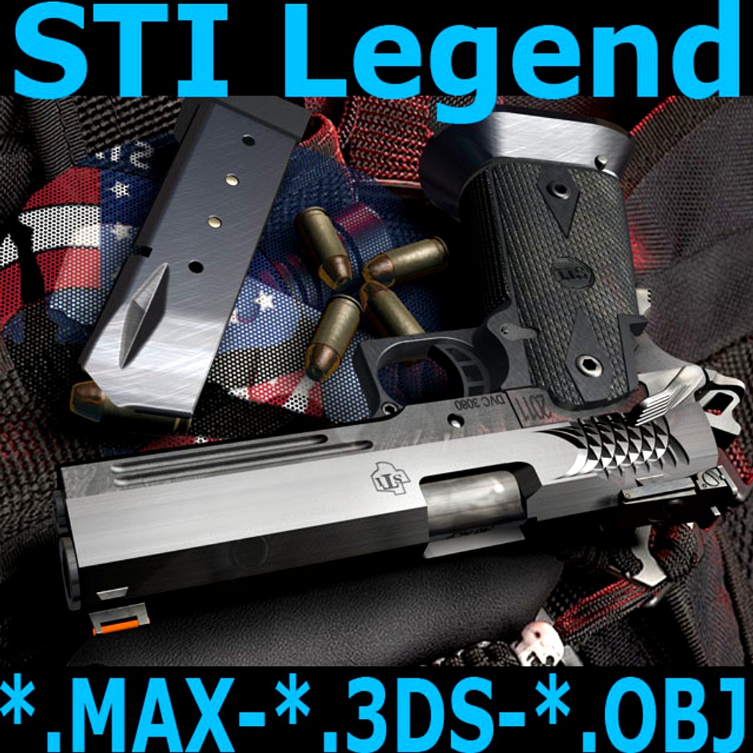 STI Legend IPSC pistol 3d model
