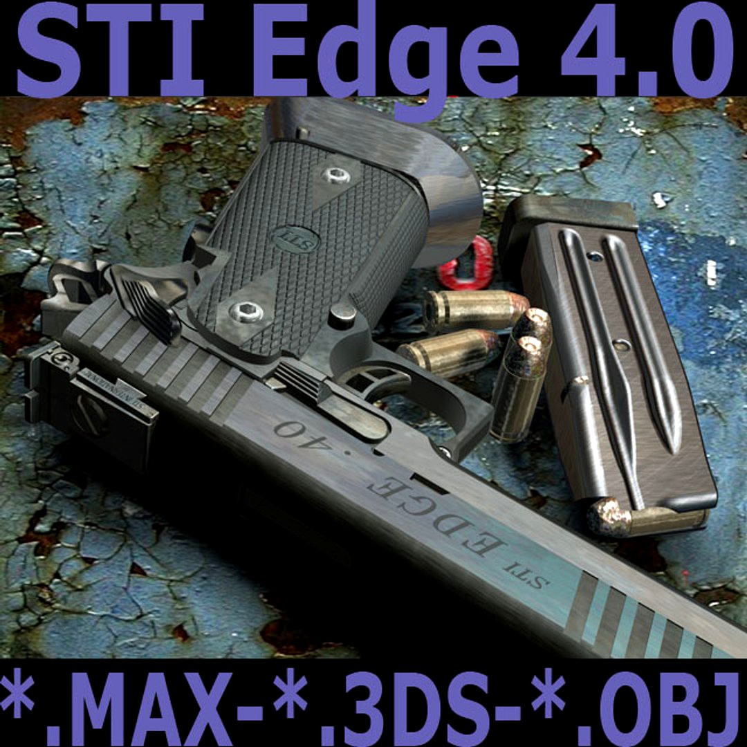 STI EDGE 4.0 IPSC pistol 3d model