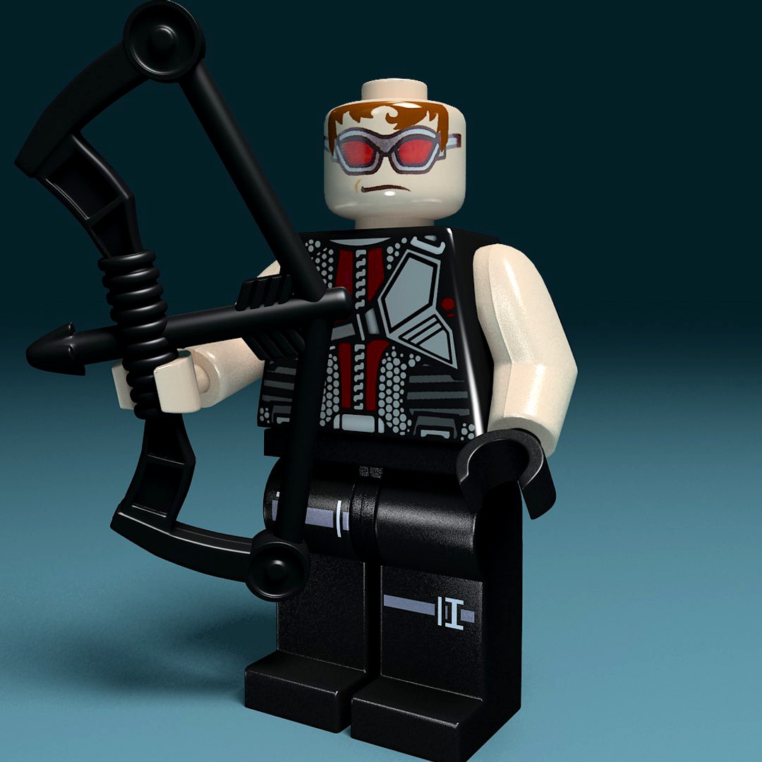lego hawk eye 3d model
