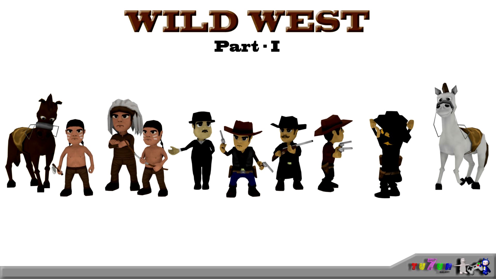 Wild West Character Pack Part - I 3d model