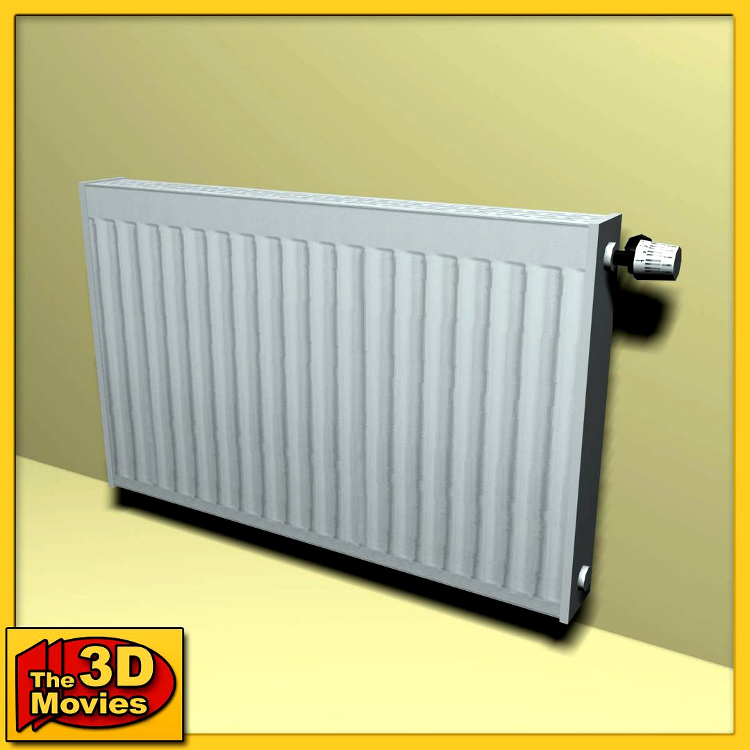Small Low-Poly Heating Radiator 3d model