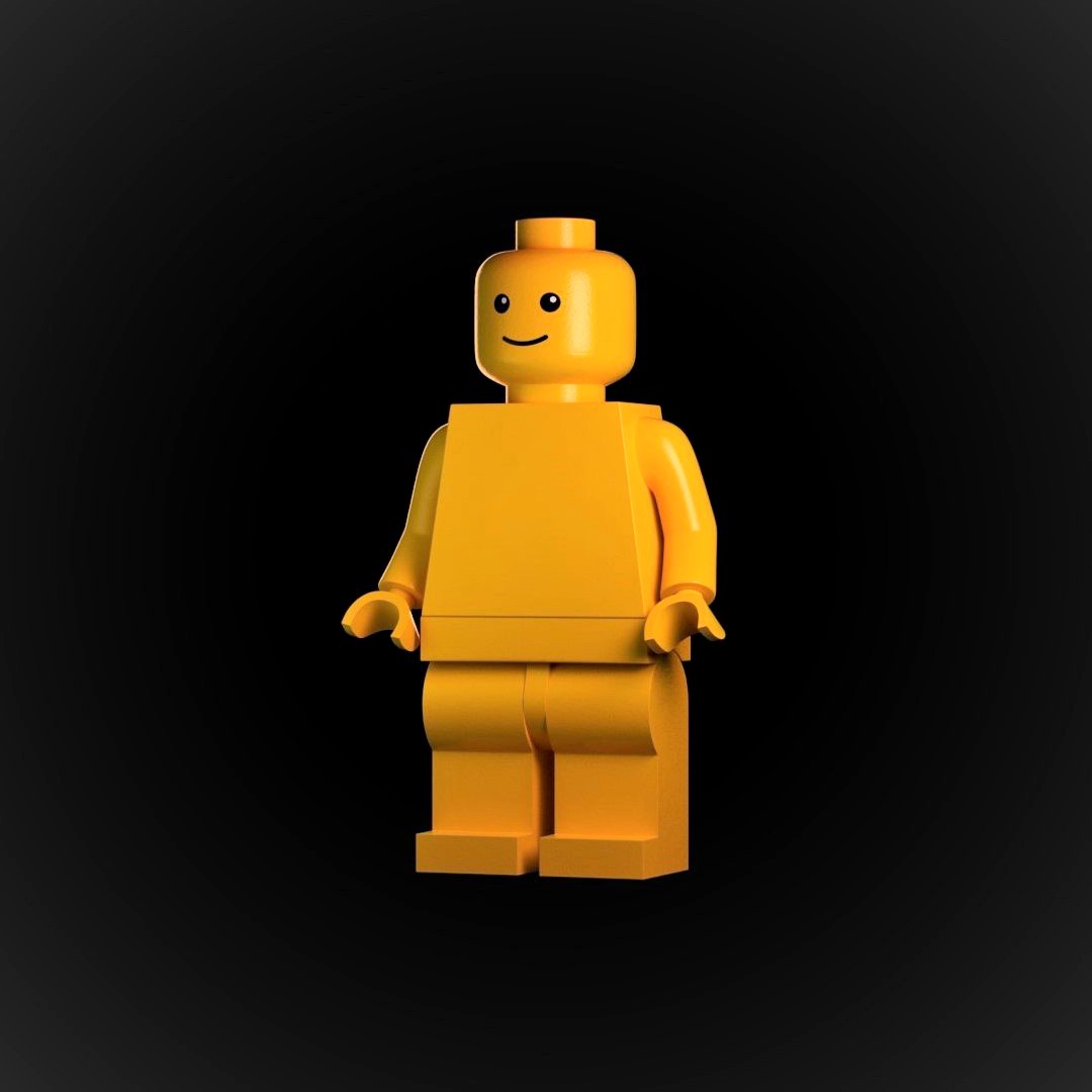 The Lego Figure 3d model