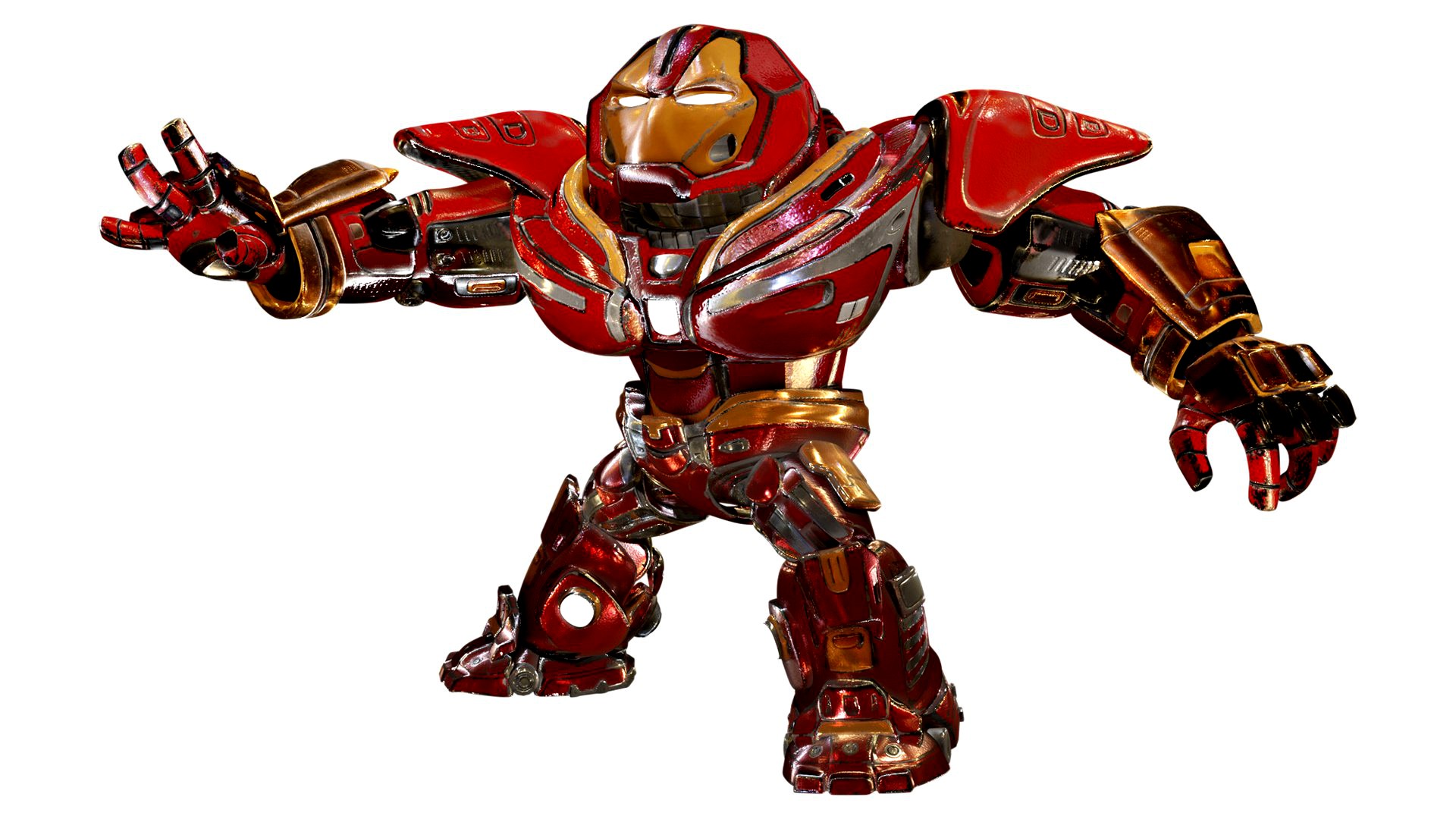 Cartoon Hulkbuster of Avengers Infinity War 3d model