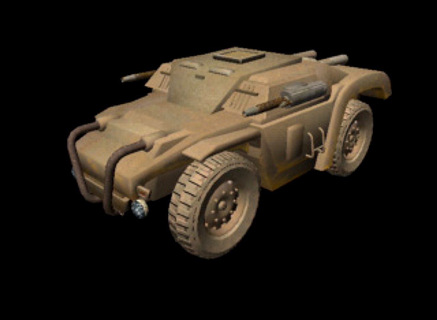 WSH Armoured Scout Car Soft 3d model