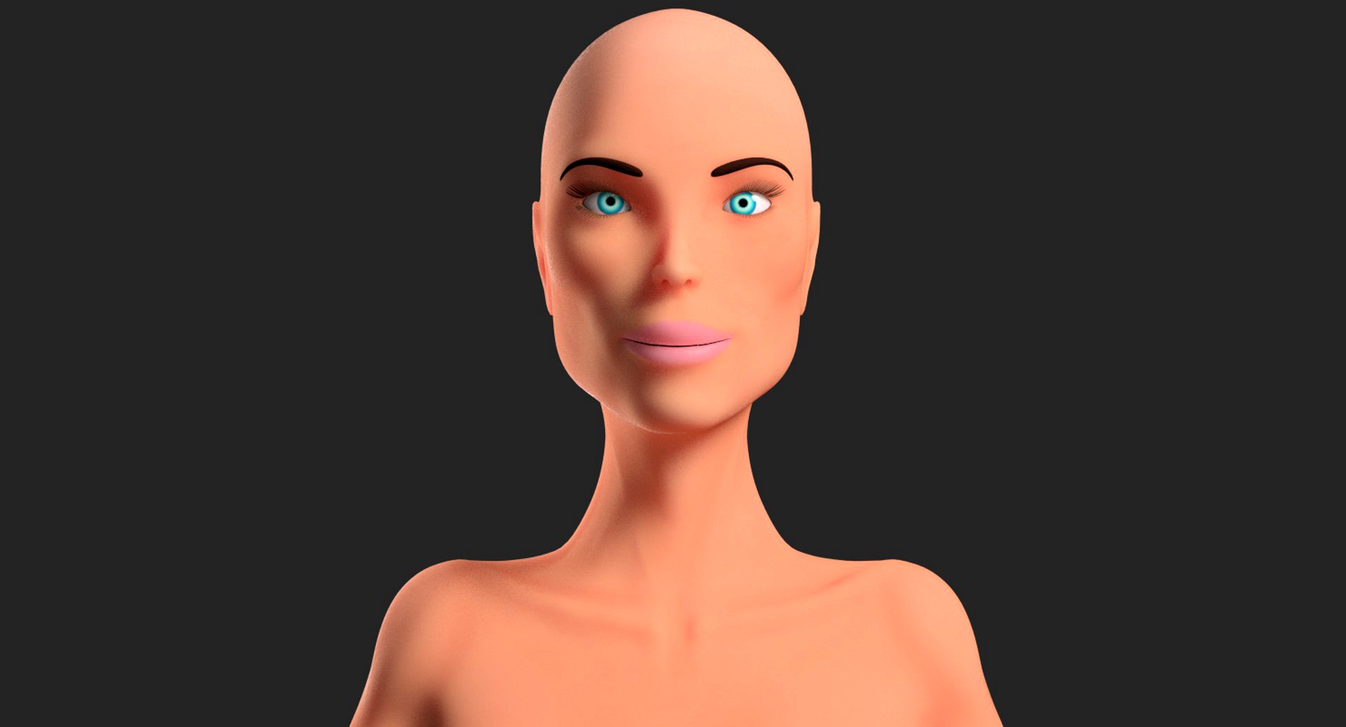 Female In Heels Pose 3d Model