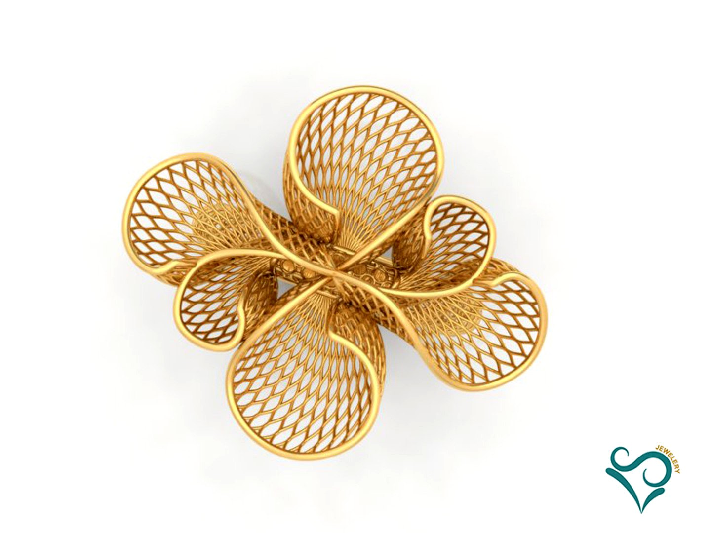 Gold ring without diamond engagement ring printable 3D model