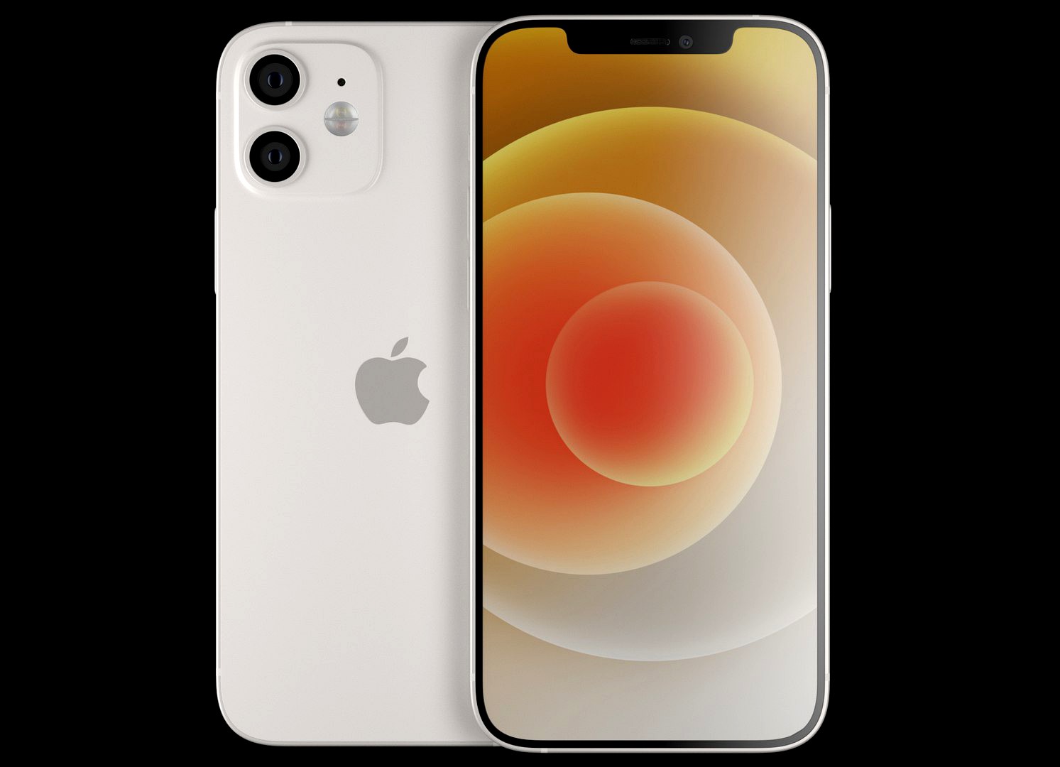 iPhone 12 White 3d model