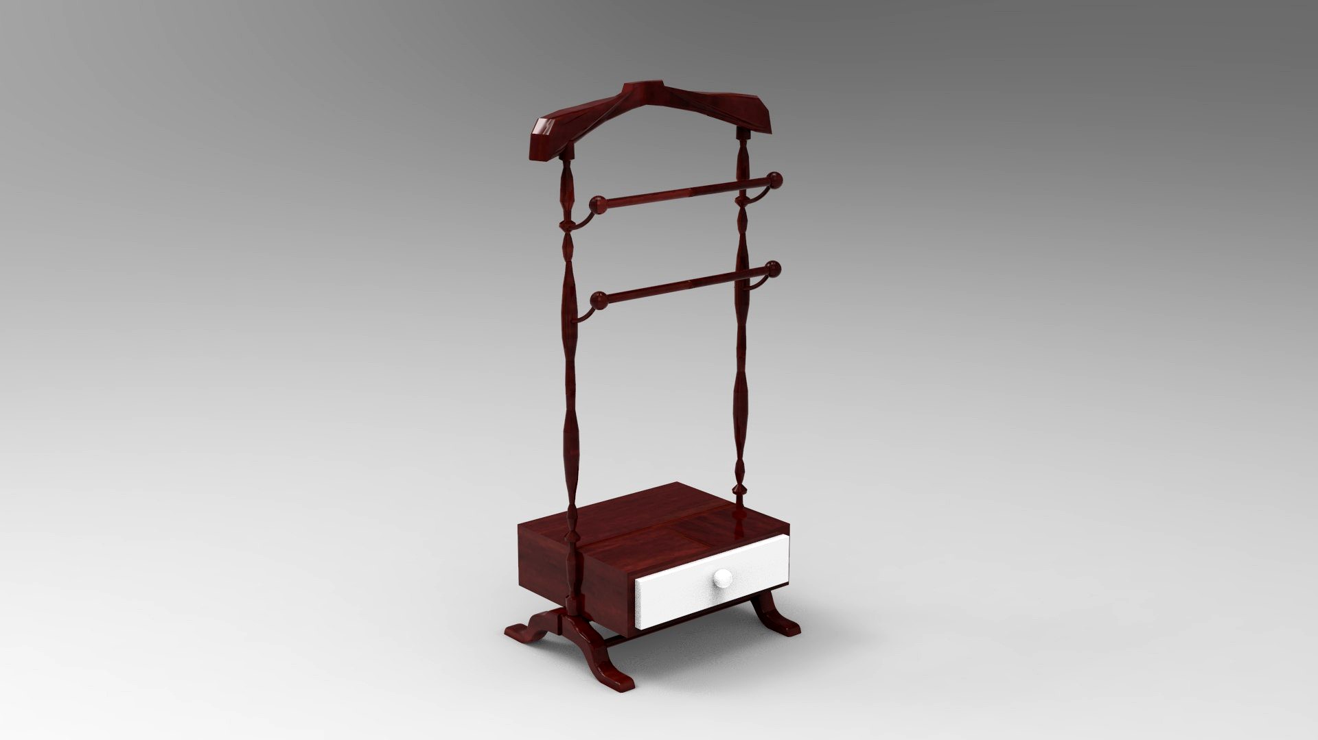 Coat Hanger Stand - 3D Model