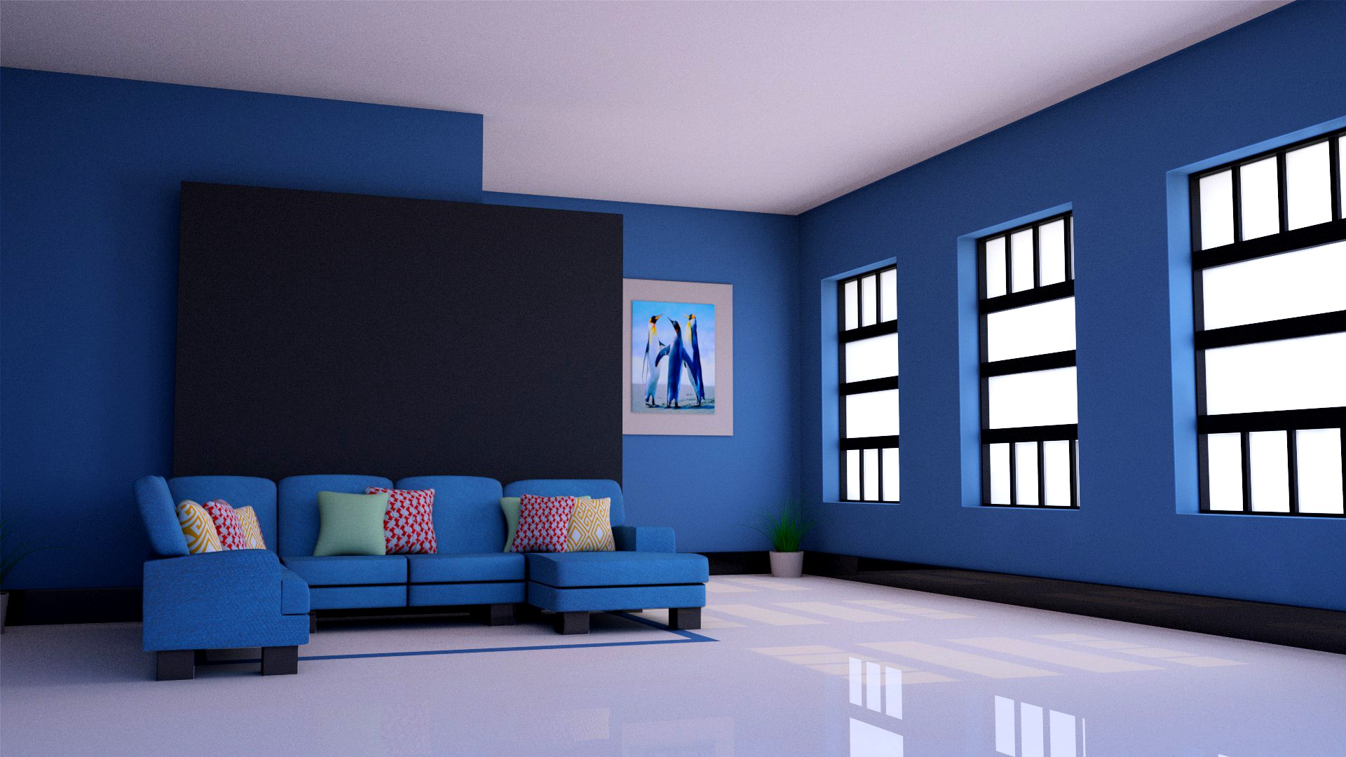 Interior Room 3d Model