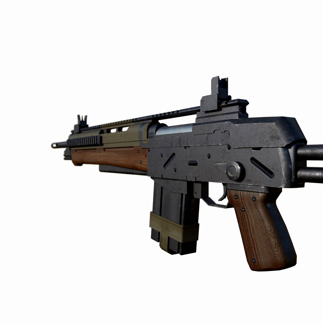 Assault Rifle 3d model