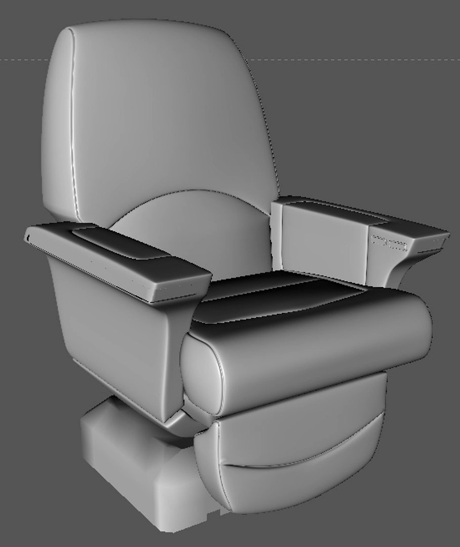 Business Aircraft Seat 3d model