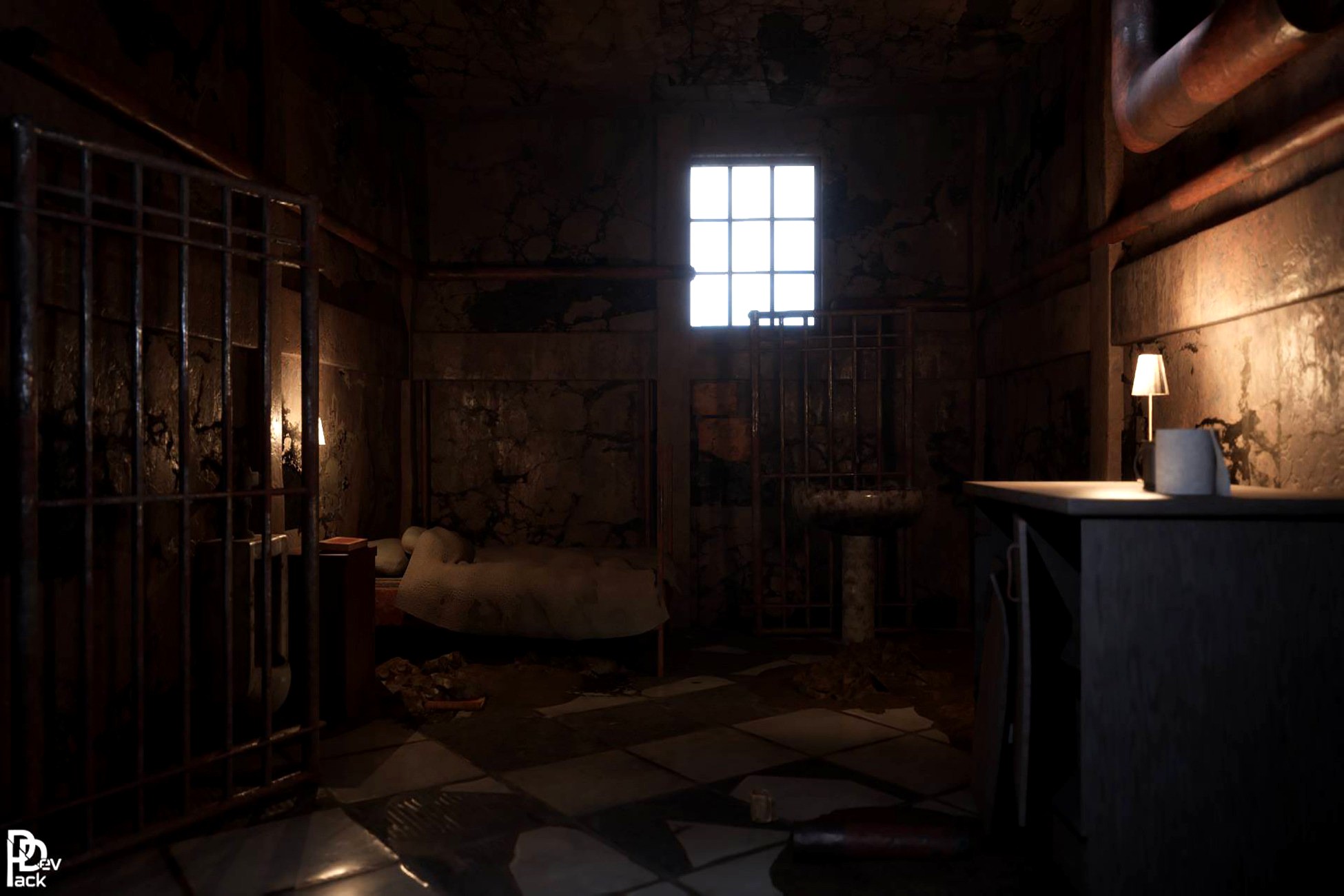 Old Prison Cell / 22+ assets 3d model