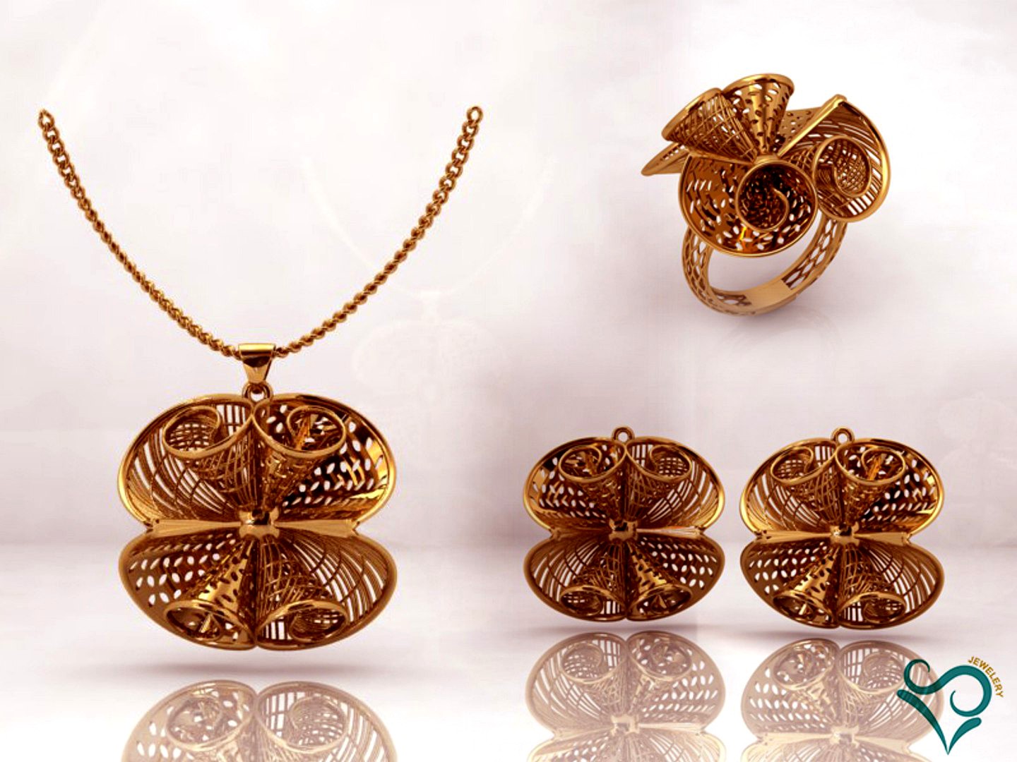 Gold Ring engagement ring printable jewellry STL 3D print model