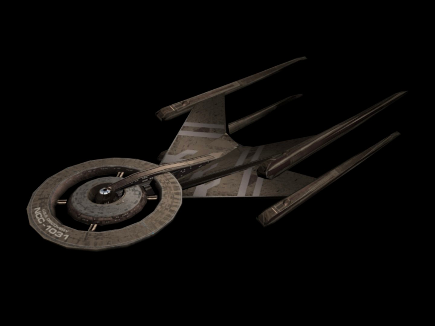 USS Discovery - Lowpoly Variation 3d model