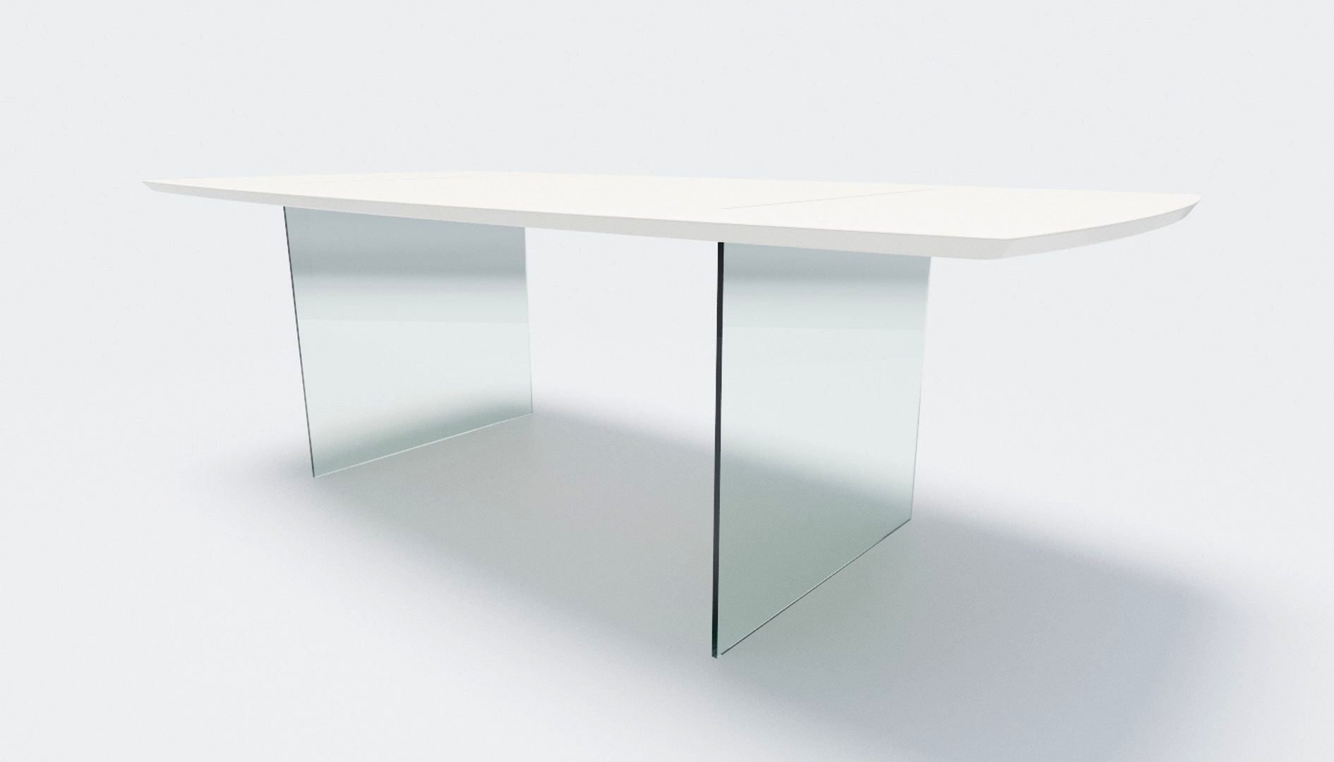 Glass Dining Table Artefacto 3d model