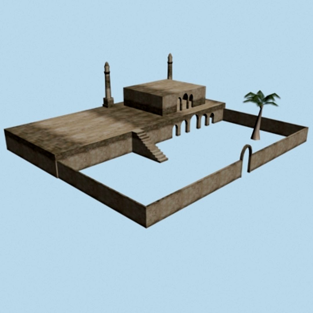 ARAB MOSQUET 01 3d model