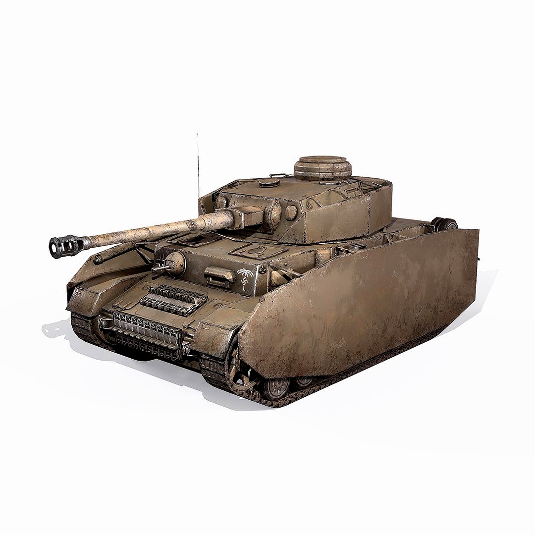 Panzer IV - Panzer 4 - WW 2 German Tank 3d model