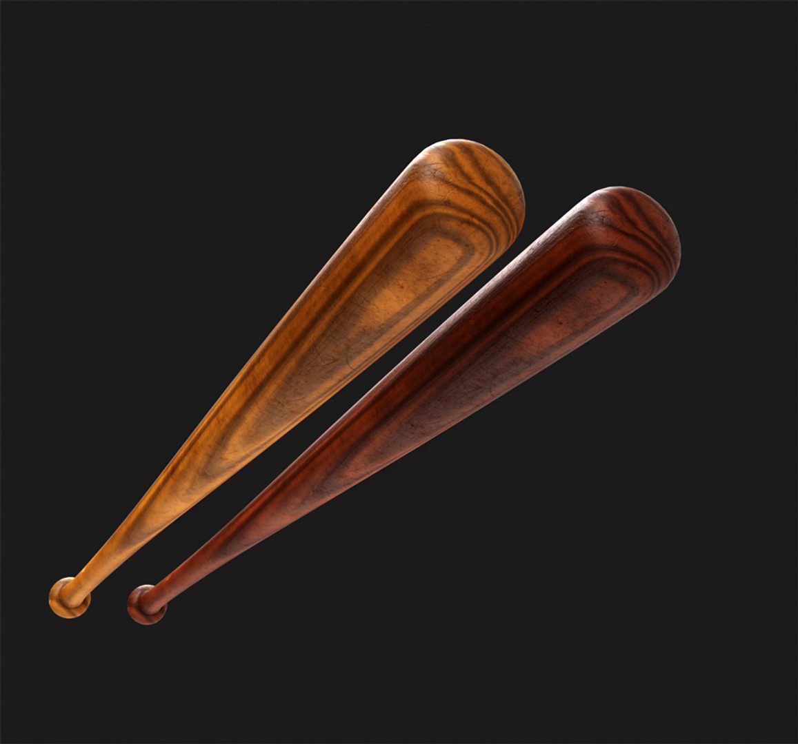 Baseball bat 3D model