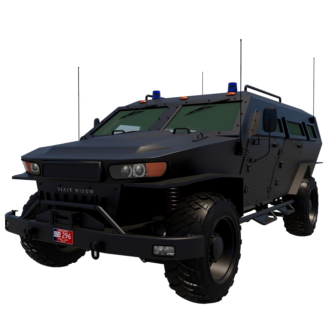 Black Widow Armored vehicle 3d model