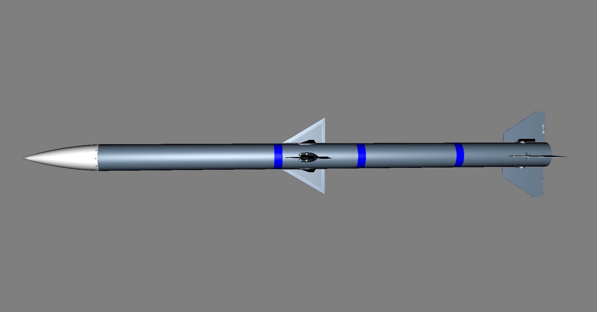 AIM-120 AMRAAM 3d model