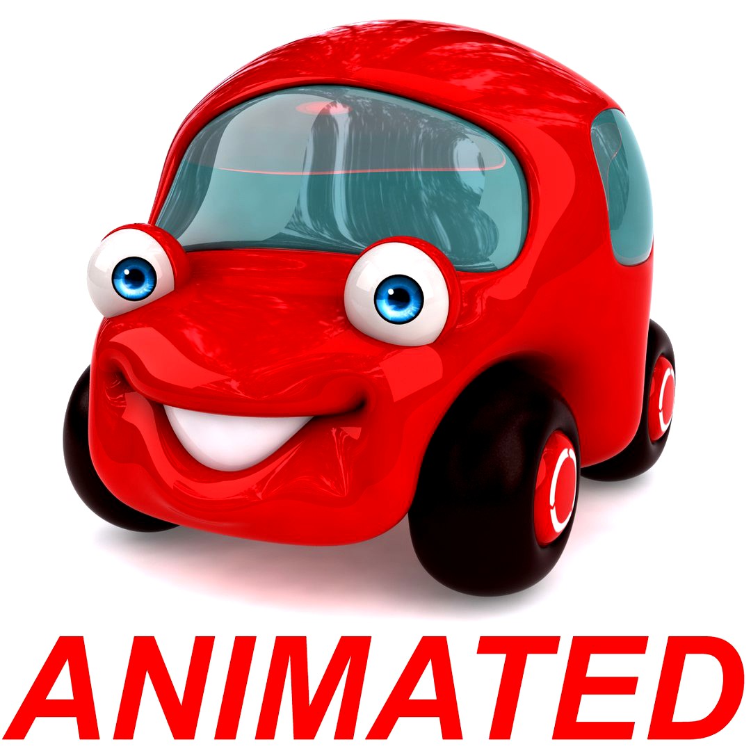 Cartoon Car 3d model