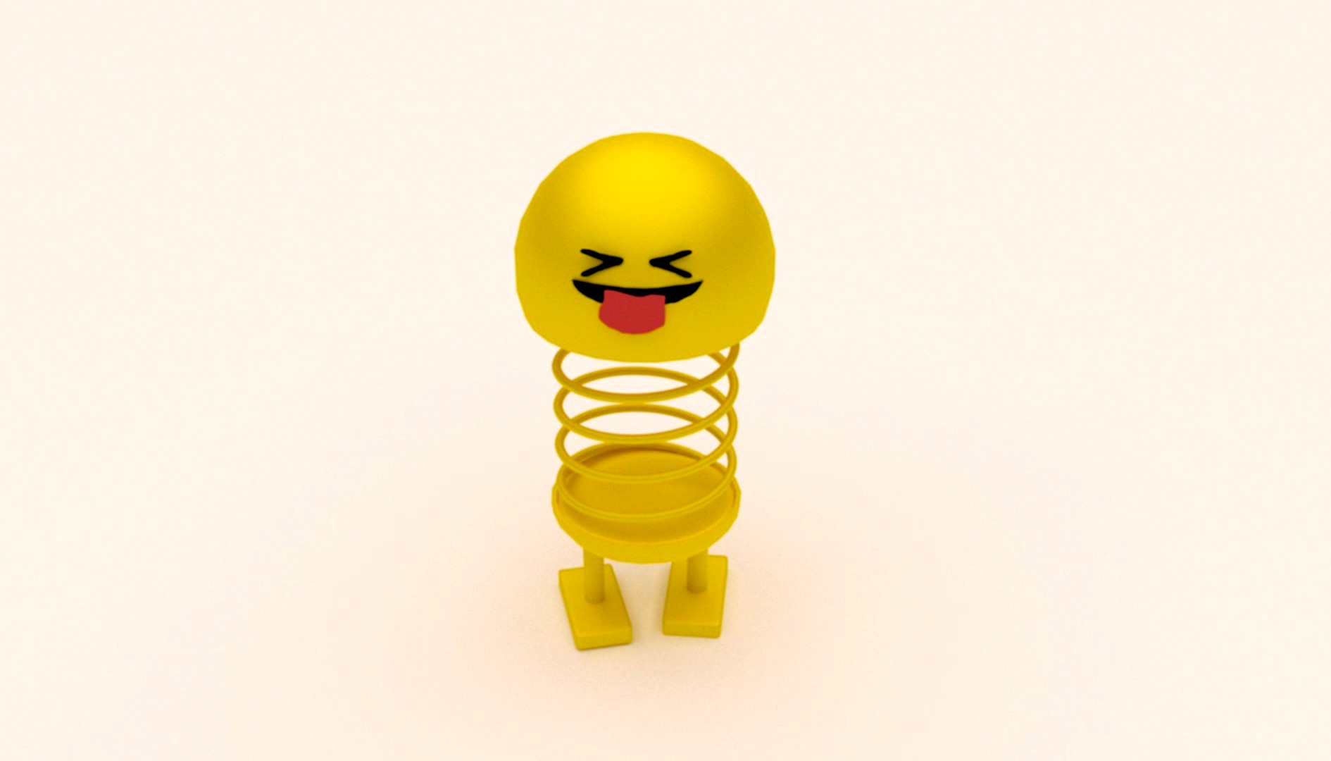 smiley face 3d model