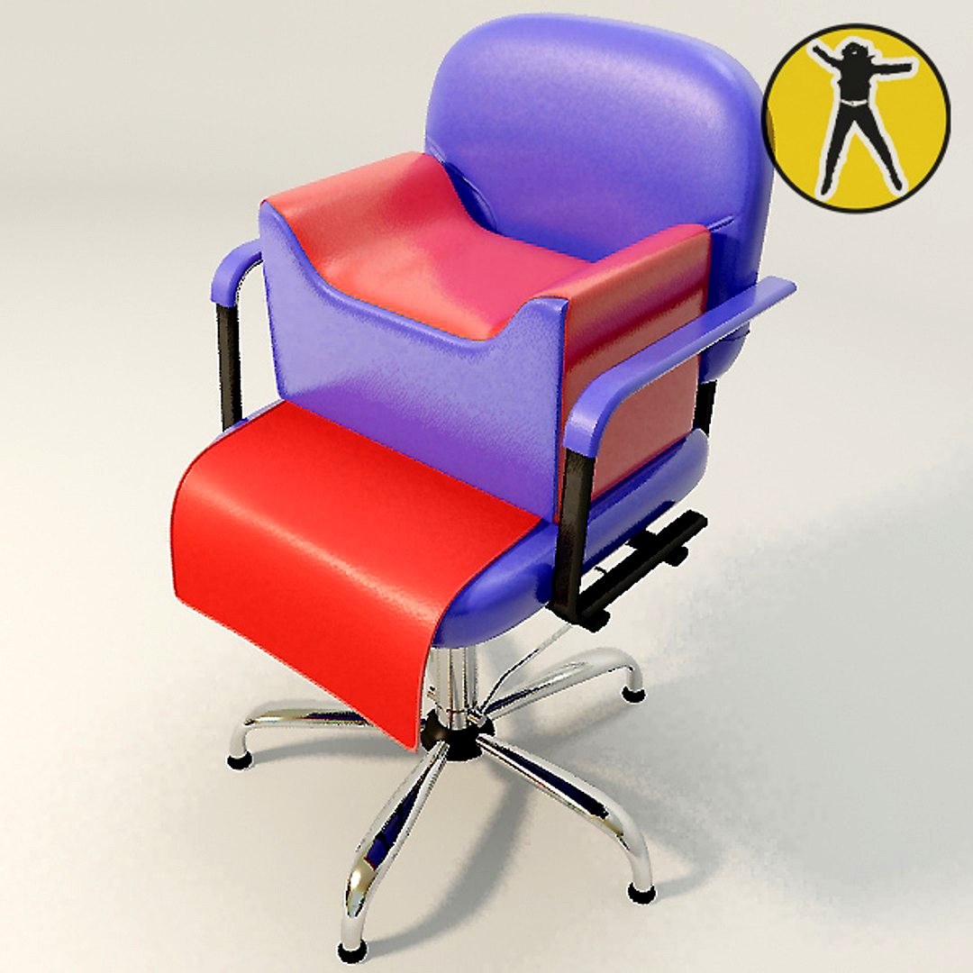 Kid chair 28 3d model