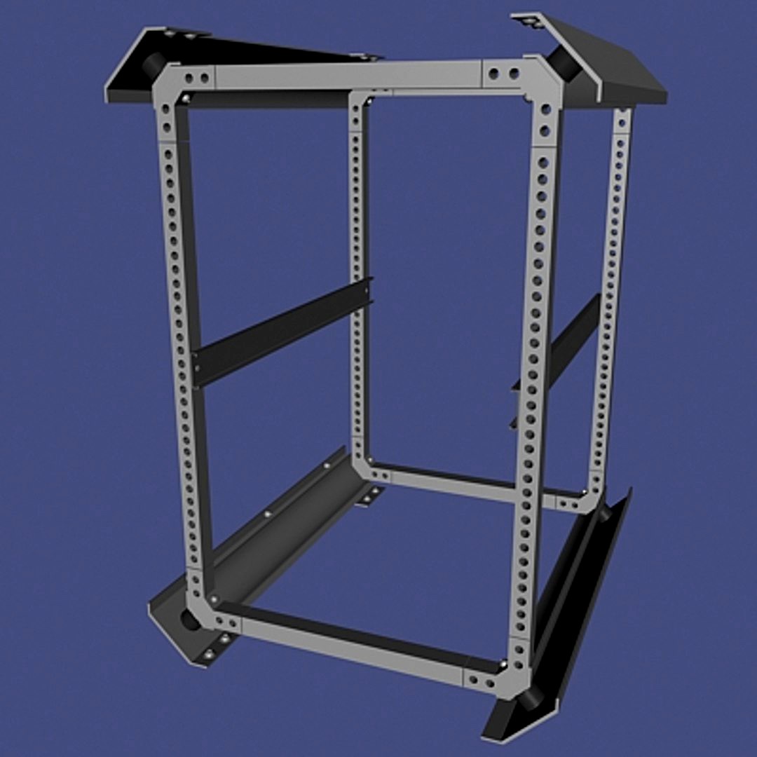 rack-dxf 3d model