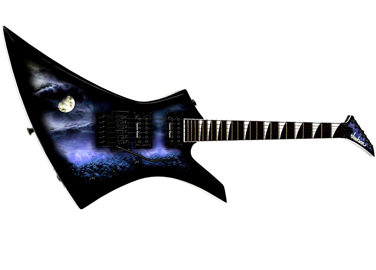 Electric guitar Jackson Kelly skin1 3d model