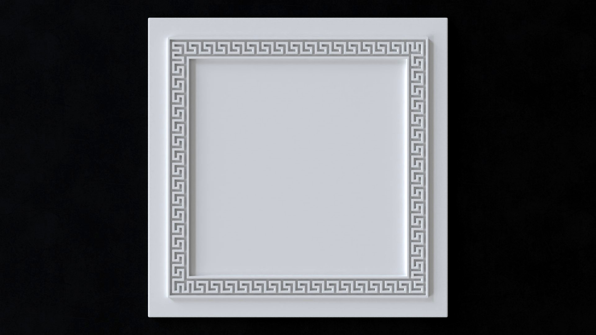 Ceiling Tiles Greek Style Line 1 Meander 1 3d model