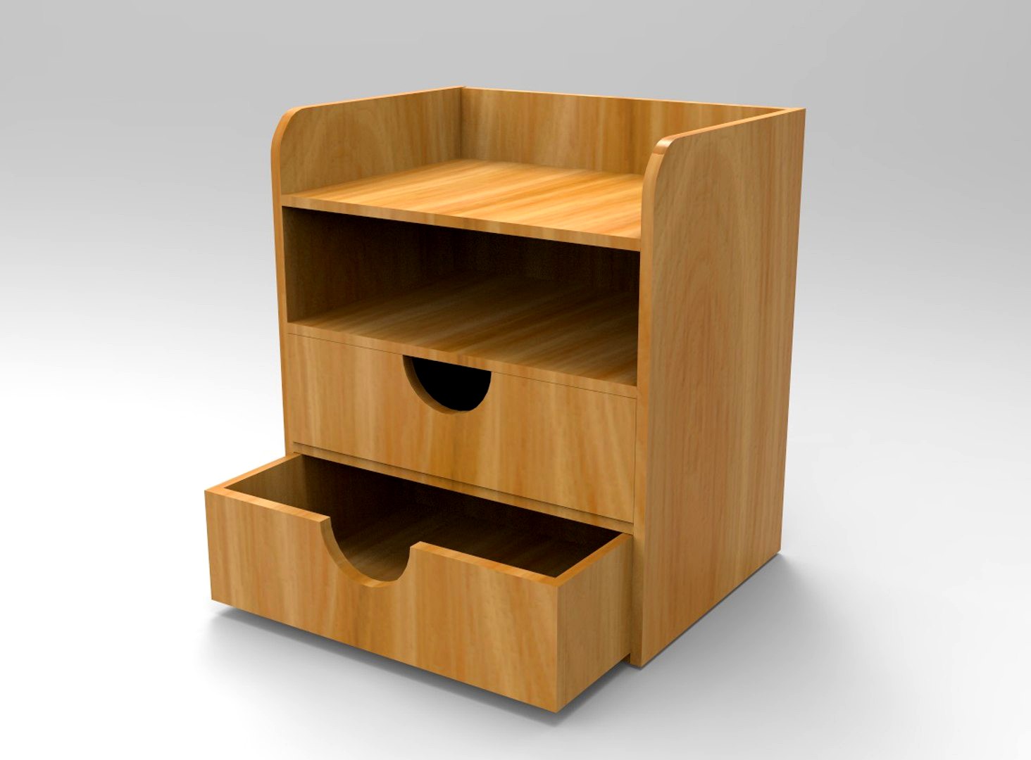 Desk Shelf 3D Model