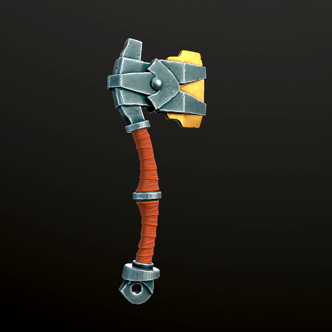 Stylized Axe 2 3d model