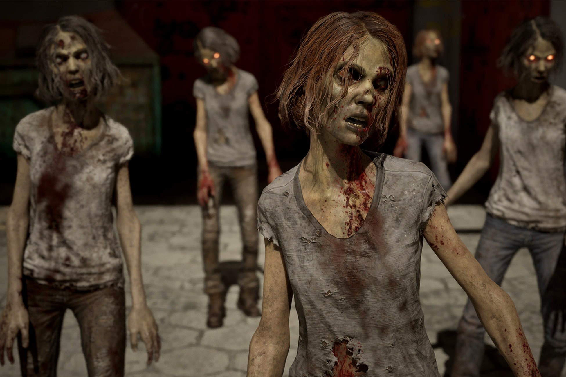 Zombie Girl AD. 3d model