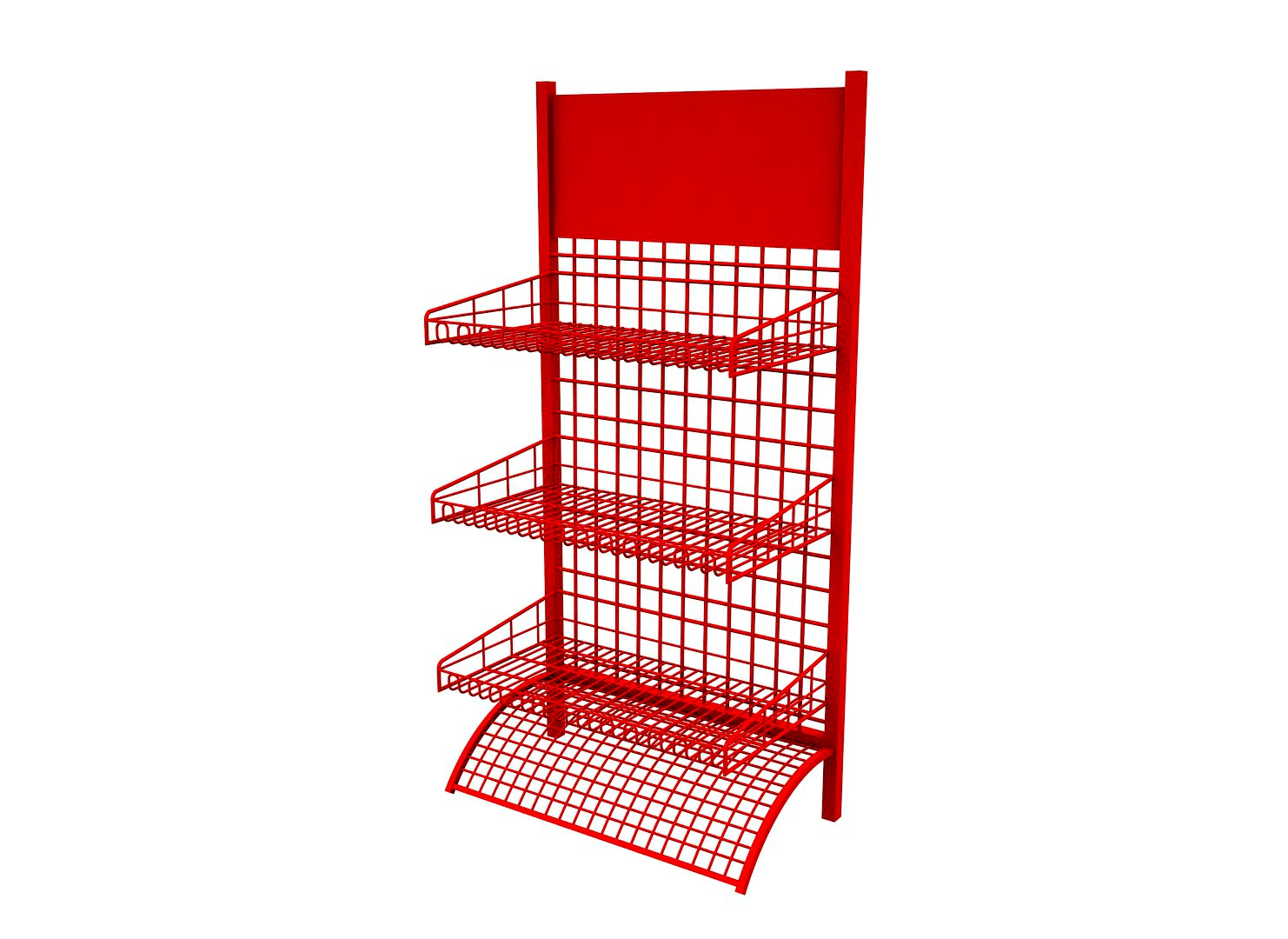 Promotional display racks 3d model