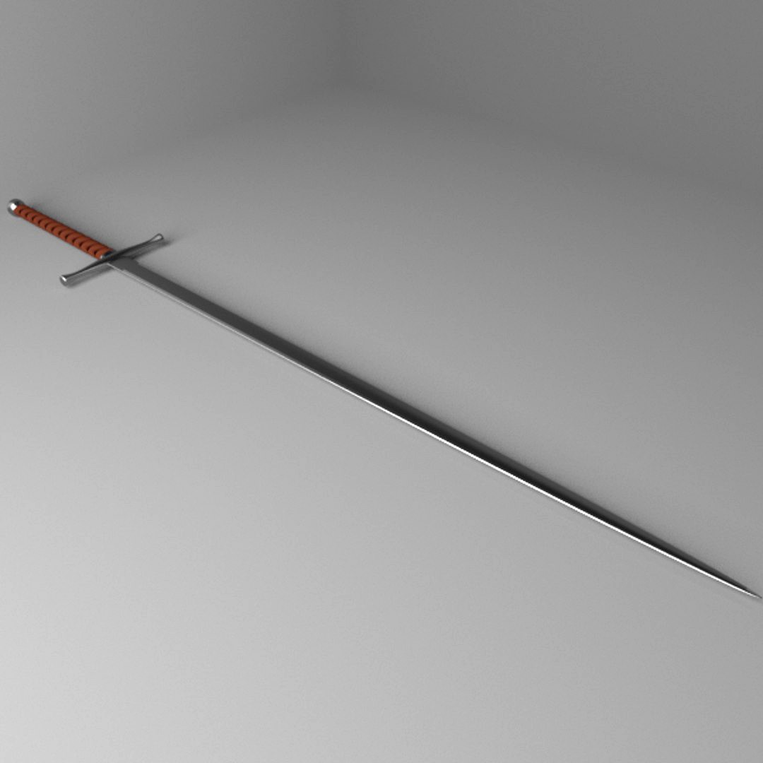 Long Sword 3 3d model