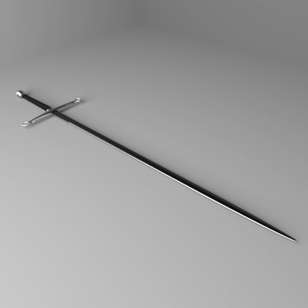 Long Sword 1 3d model