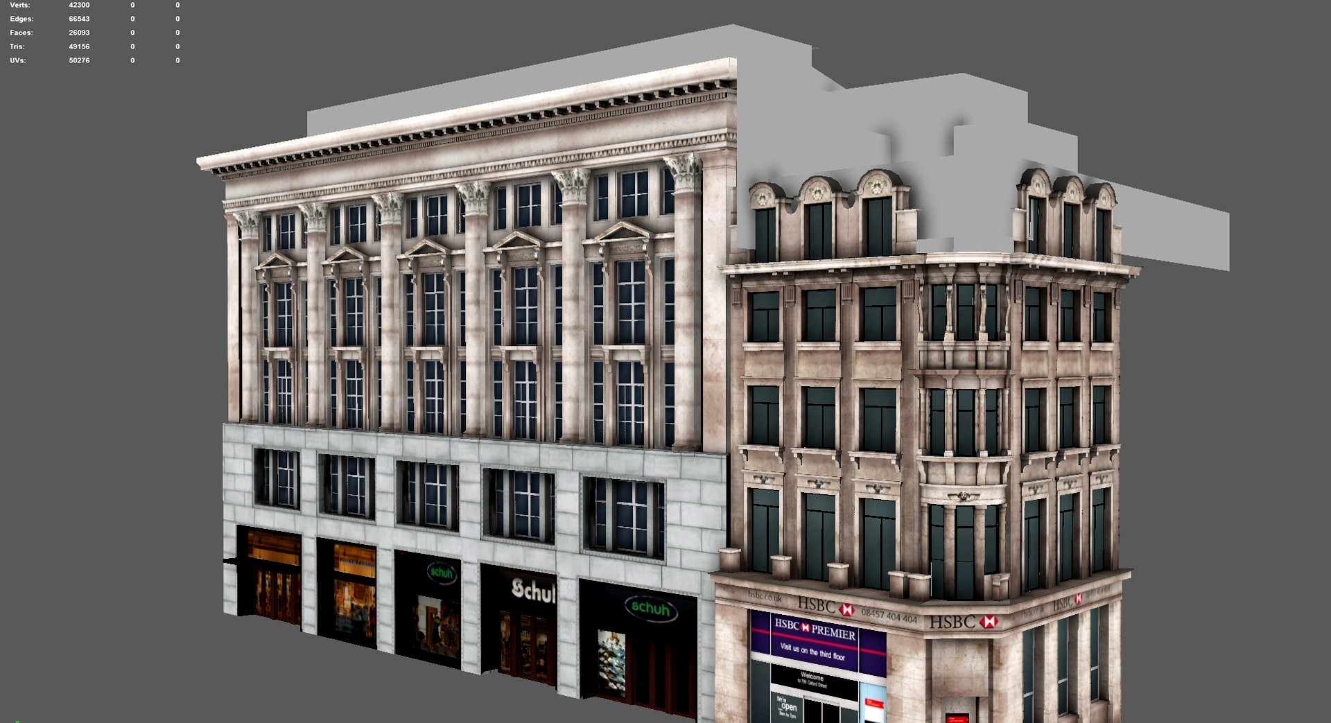 London Buildings 07 3d model